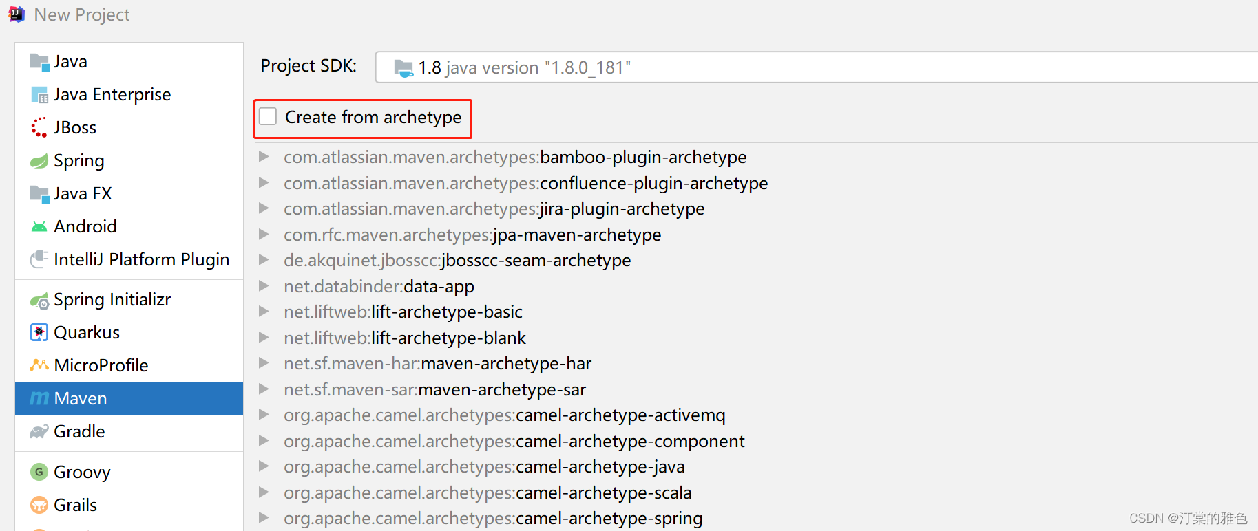 idea专业版创建maven项目使用archetype在项目结构上的区别_maven archetype和maven的区别-CSDN博客