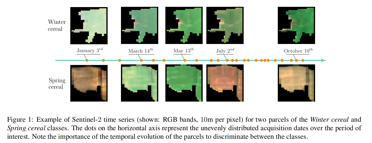 Satellite Image Time Series Classification with Pixel-Set Encoders and Temporal Self-Attention论文 ...