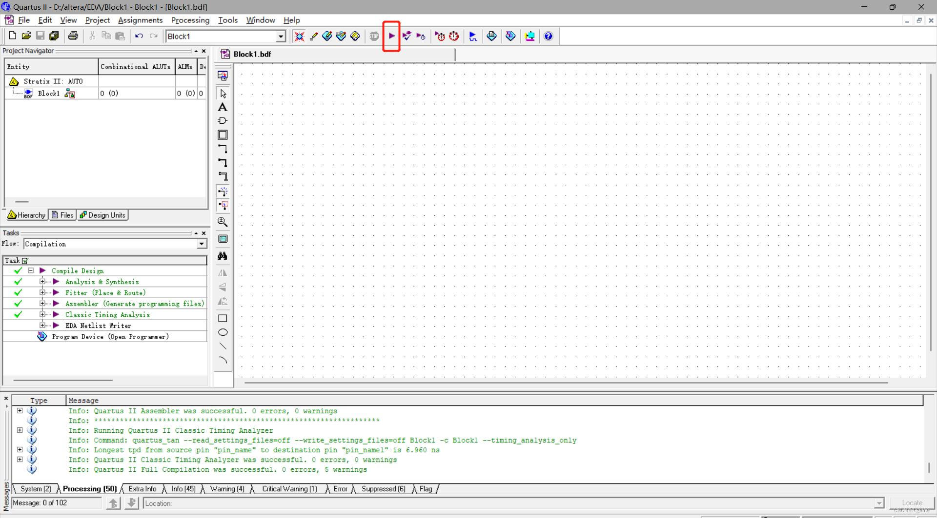 Quartus II简单仿真及no simulation input file错误解决方法-CSDN博客