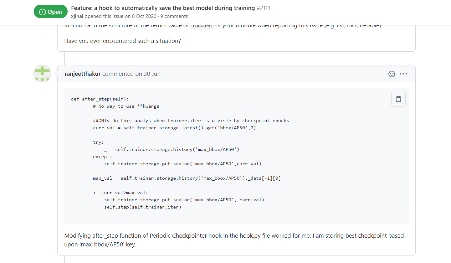 detectron2 在训练过程中保存（根据maxAP50）model_best.pth 权重_detectron2保存最佳-CSDN博客