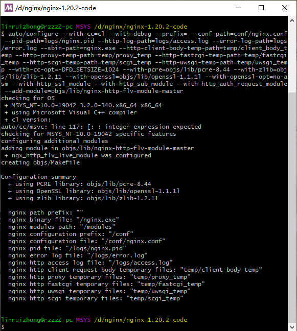 Windows10下编译Nginx源码_windows nginx 源码按章-CSDN博客