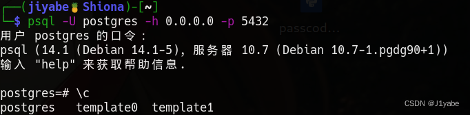 CVE-2019-9193 PostgreSQL 高权限命令执行漏洞-CSDN博客