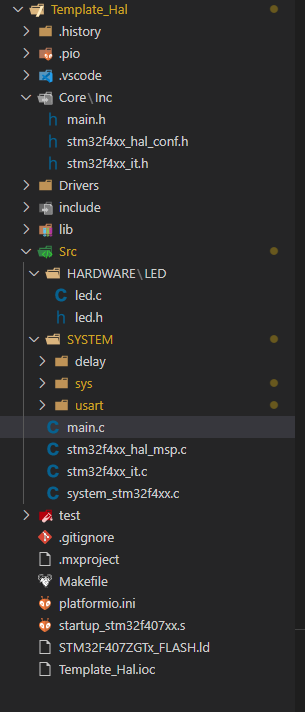 使用VSCode+PlatformIO+HAL+CubeMX+正点原子库开发STM32F407ZGT6_platform io arduino可以开发stm32f407zg-CSDN博客