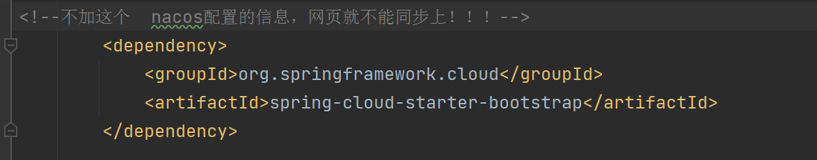 c.a.cloud.nacos.NacosConfigProperties : create config service error properties ...