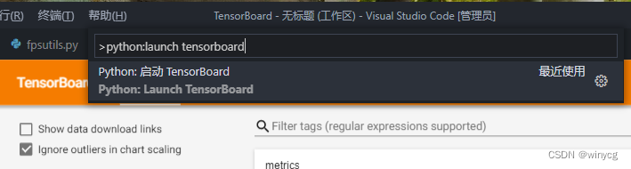 Pytorch中使用tensorboard_在vscode中安装tensorboard-CSDN博客