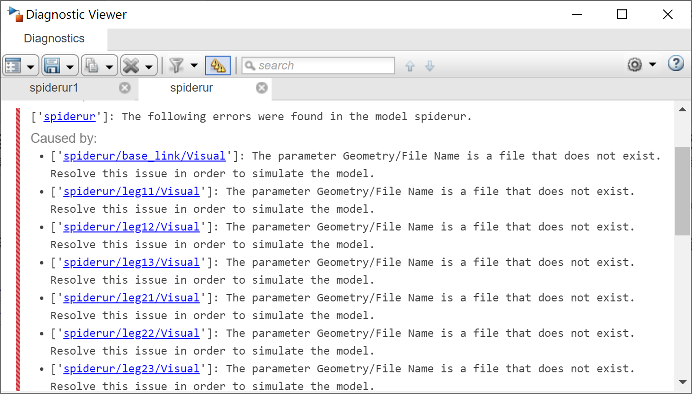 urdf导入matlab只有坐标系没有图像_matlab中导入urdf没有模型显示-CSDN博客