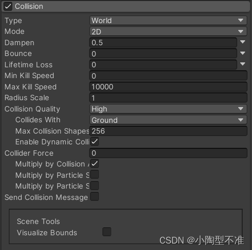【学习记录】unity2d使用粒子系统实现拾取金币效果 Unity吸引金币csnd Csdn博客