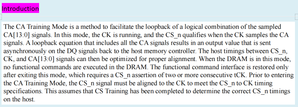 【JESD79-5之】4 DDR5 SDRAM命令描述和操作-19(CA training mode(CATM))_ddr5 catraining-CSDN博客