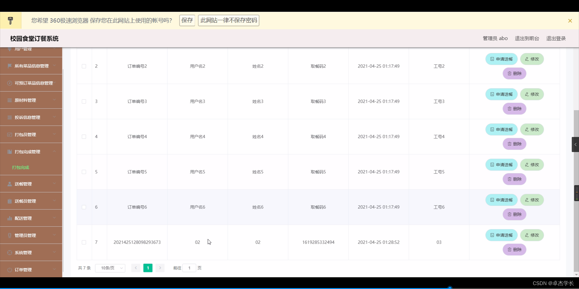 【附源码】计算机毕业设计java校园食堂订餐系统高校订餐配送系统后端代码eclipse Csdn博客