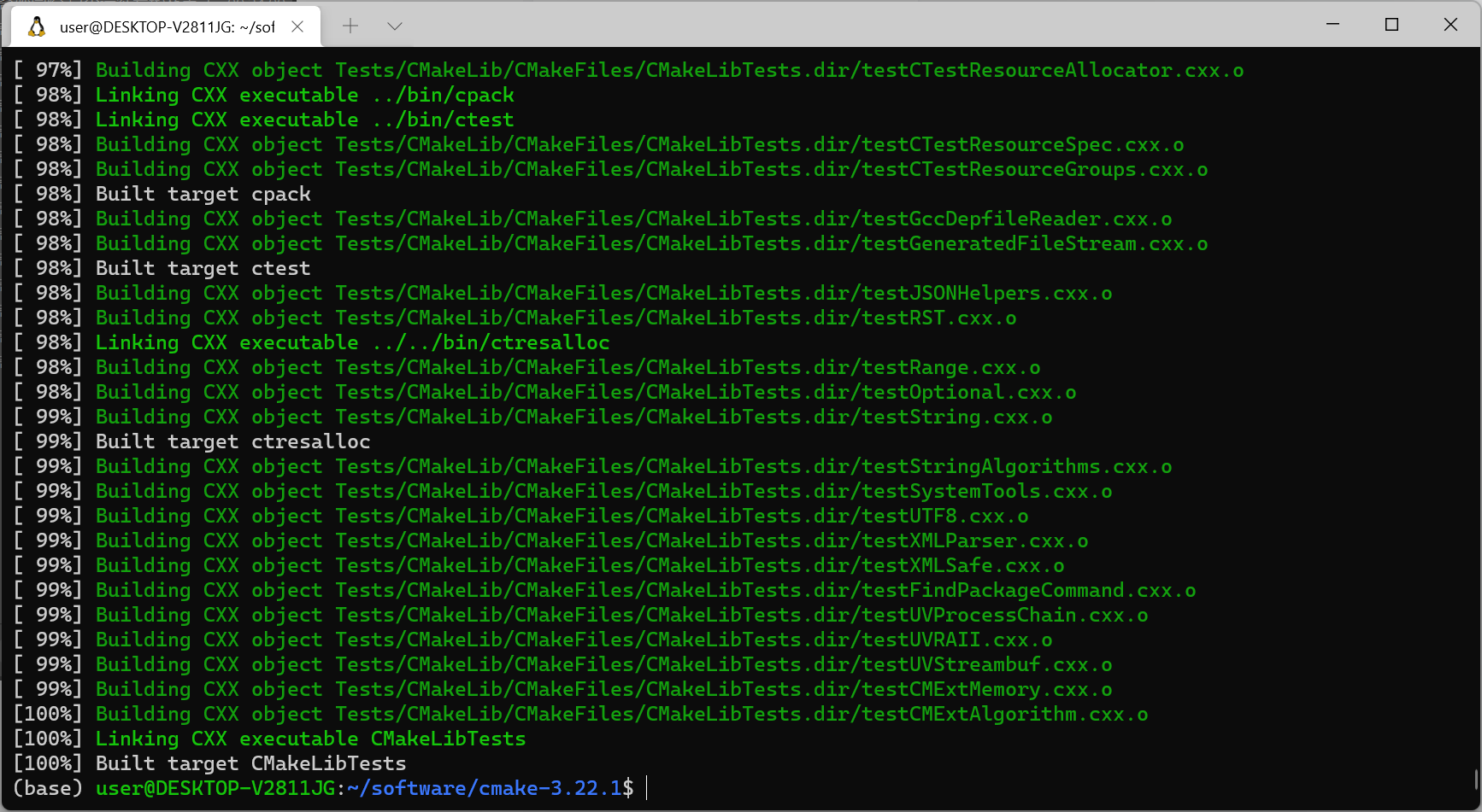 超详细教程：ubuntu20 04 编译升级 Cmake3 22 ——更新于2021 12 Csdn博客