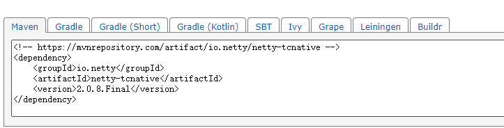 Cannot resolve io.netty:netty-tcnative:2.0.8.Final_netty-tcnative jar包-CSDN博客