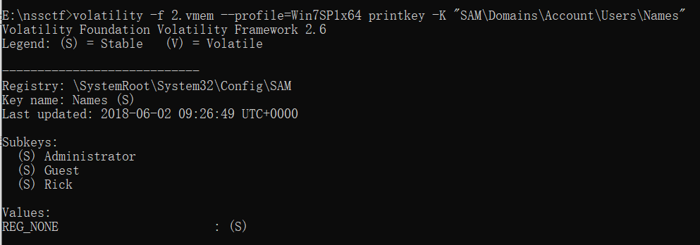内存取证之NSSCTF-OtterCTF 2018（复现赛）_flag以nssctf{}形式提交什么意思-CSDN博客