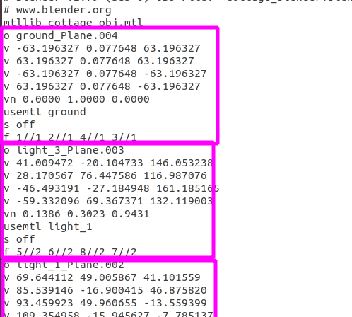 OBJ 模型文件与MTL材质文件 介绍_obj mtl-CSDN博客
