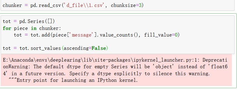 成功解决：The default dtype for empty Series will be ‘object‘ instead of ‘float64‘ in a future ...