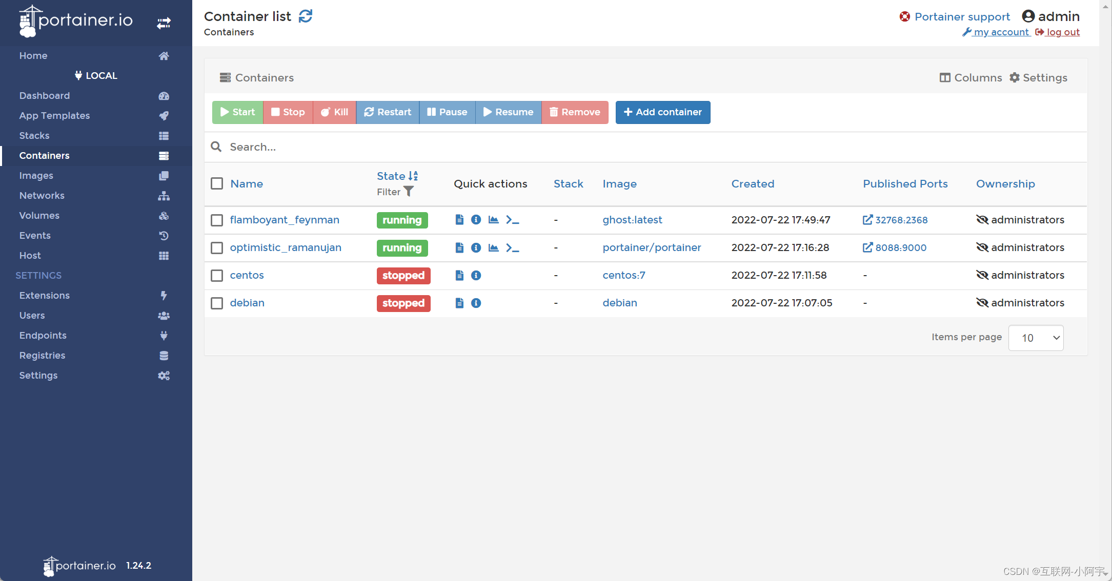 Docker安装可视化面板_docker可视化面板-CSDN博客