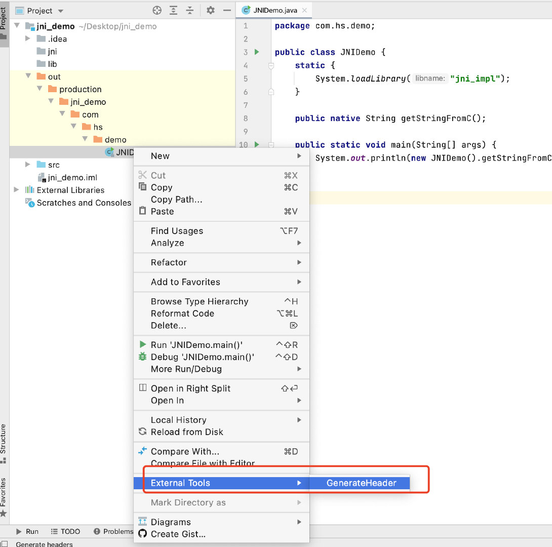 纯Java角度开发JNI (工具使用IDEA、CLion)_inteilj idea新建jni项目-CSDN博客