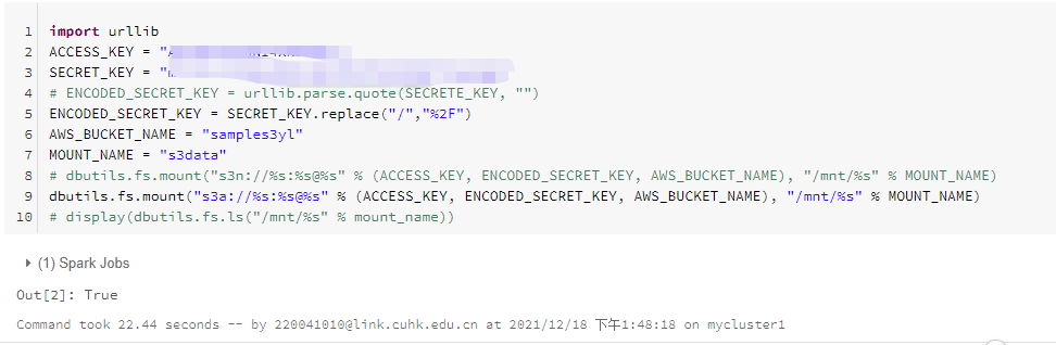 DataBrick的简单使用（课程自用，侵删）_secular_的博客-CSDN博客