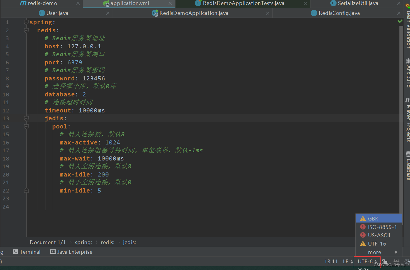 org.yaml.snakeyaml.error.YAMLException: java.nio.charset.MalformedInputException: Input length ...