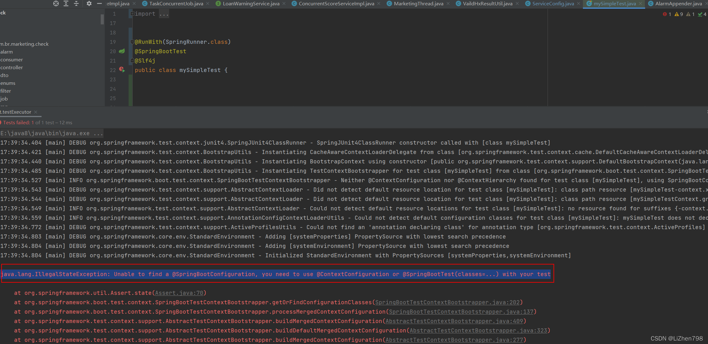 Java Lang Illegalstateexception Unable To Find A Springbootconfiguration You Need To Use
