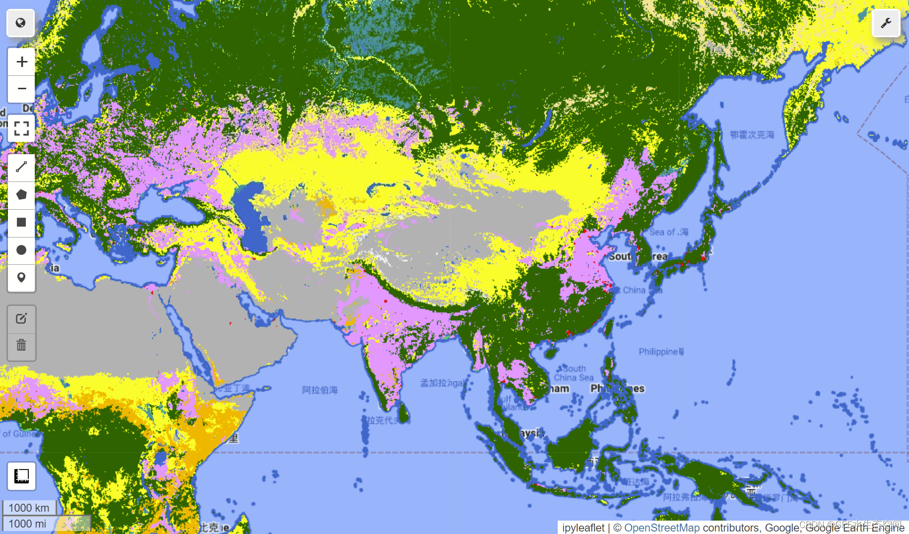 GEE学习：影像数据集理解与显示_gee数据集-CSDN博客