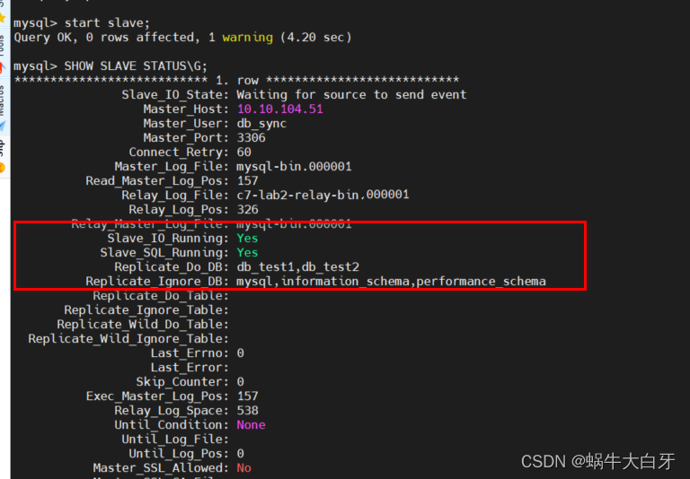 Mysql80主从部署配置详细步骤mysql8主从配置 Csdn博客