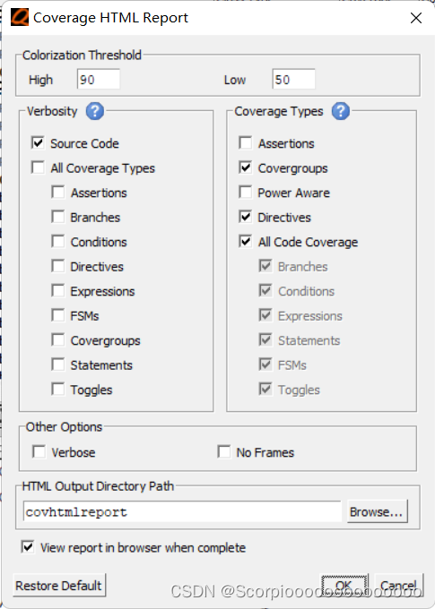 MCDF-实验5——覆盖率收集_覆盖率收集cross-CSDN博客