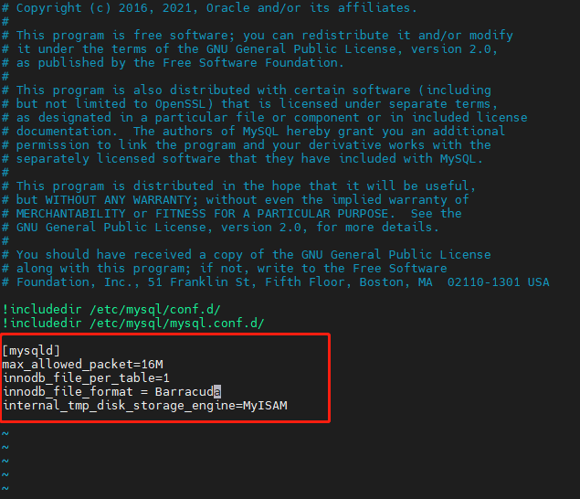 MySQL5.7（Linux）创建表报错：“Row size too large (＞ 8126). Changing some columns to TEXT or BLOB may ...