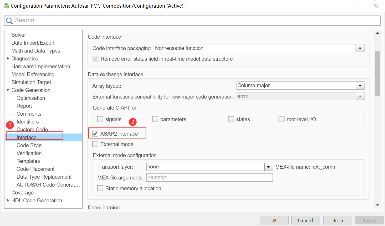 Simulink code generation: A2L file generation and update A2L address through elf file ...