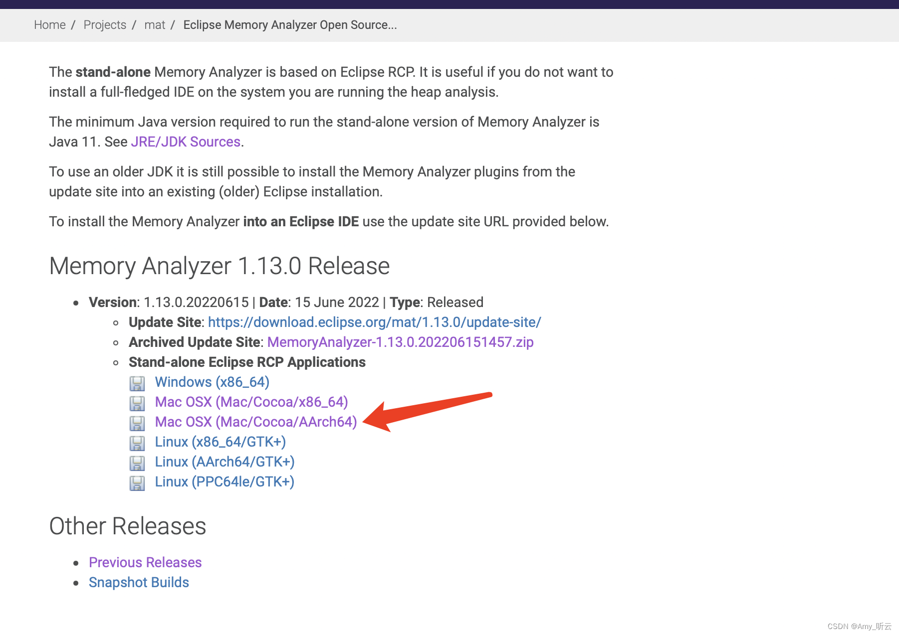 Memoryanalyzer For M1安装部署 Eclipse Memory Analyzer下载 Csdn博客