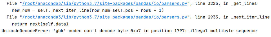 成功解决：unicodedecodeerror ‘utf 8‘ Codec Can‘t Decode Byte 0xb1 In Position 49 Unicodedecodeerror