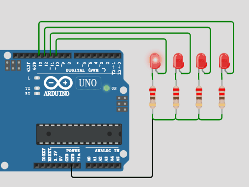 Arduino流水灯 Csdn博客