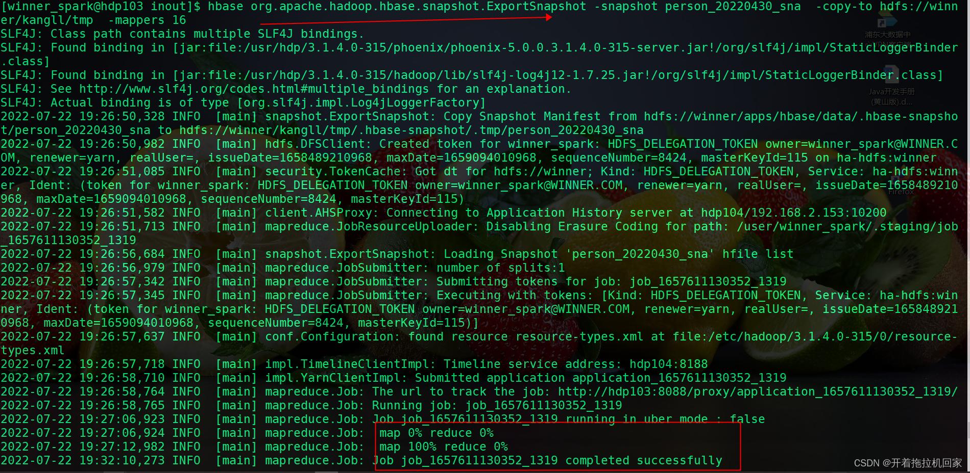 【分布式数据库】HBase快照SnapShot_hbase 快照-CSDN博客
