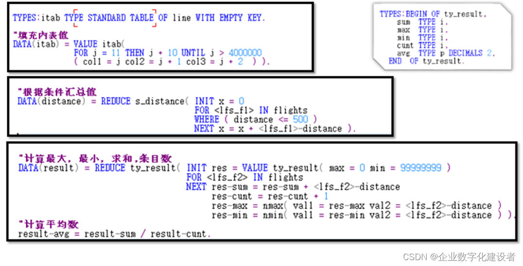 SAP S/4 ABAP 新特性 新语法—— OPEN SQL | 内表操作 | 内嵌声明 | VALUE # |_sap open sql-CSDN博客
