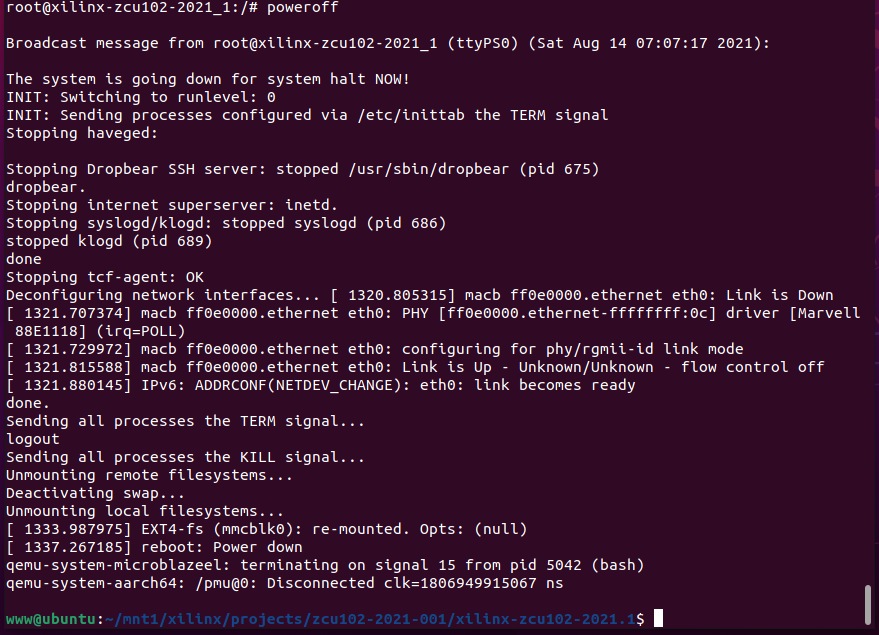 petalinux2021.1安装-zcu102-2021编译-qemu启动及简单使用_petalinux qemu-CSDN博客