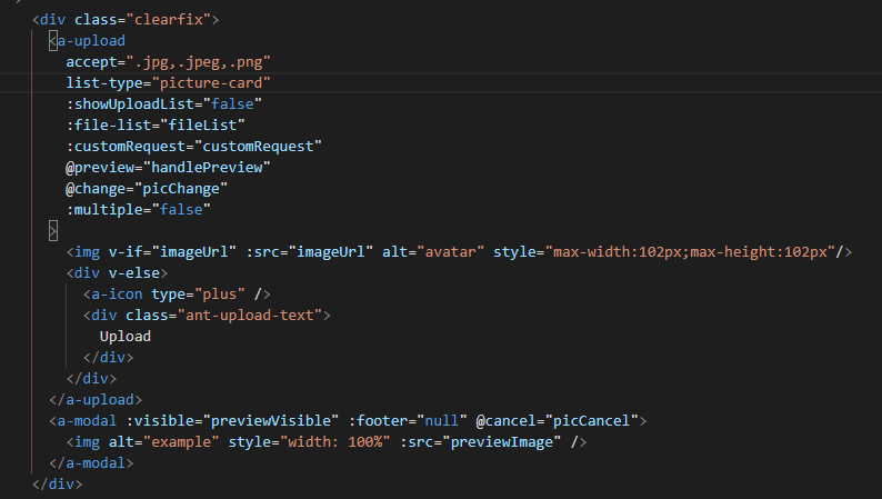 【ant design vue】图片上传（一）_antdesign src如何接收前端图片-CSDN博客