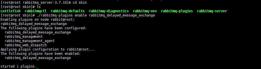 解决rabbitmq-plugins enable rabbitmq_delayed_message_exchange bash: rabbitmq-plugins: 未找到命令...的问题 ...