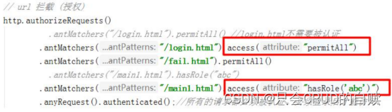 初学spring security（二）-----请求控制_anyrequest().access-CSDN博客