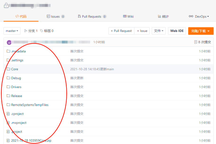 SMT32CubeIDE关联Gitee填坑记_1.stm32cubeide 代码git-CSDN博客