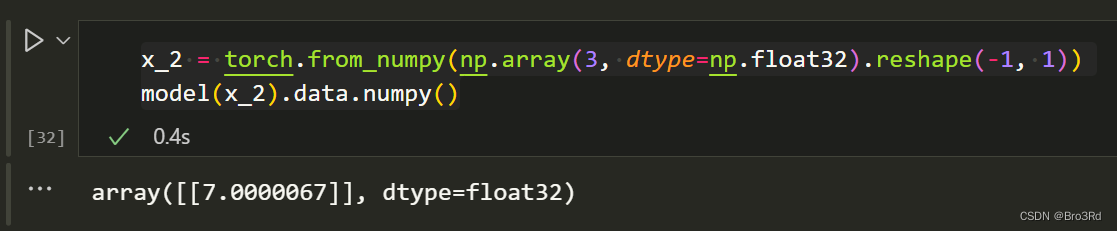 PyTorch实现线性回归--LinearRegression_torch linear regression-CSDN博客