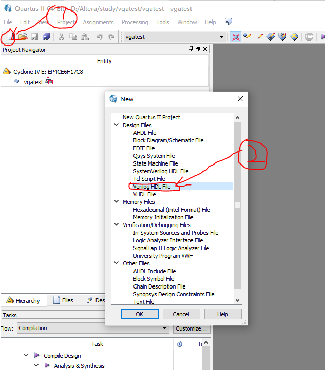fpga-quartus 第一个简单项目_fpga第一个项目-CSDN博客