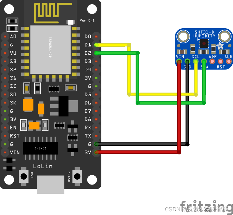 ESP8266-Arduino编程实例-SHT31温度湿度传感器驱动_sht31 esp8266-CSDN博客