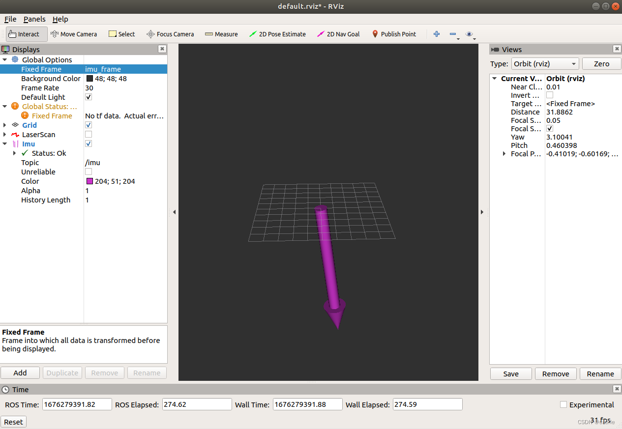 ROS开发之如何将树莓派采集的雷达、IMU数据在虚拟机rviz中显示？_ros2 虚拟机rviz2连接树莓派-CSDN博客