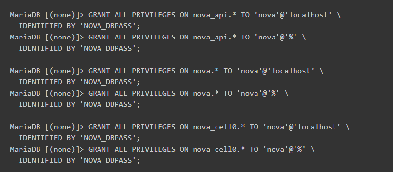 计算服务nova安装配置_nova服务中创建的三个数据库是什么-CSDN博客