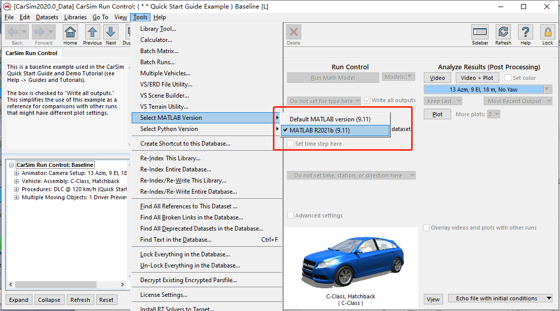 carsim2020.0安装教程，并与matlab 2021b关联_casim2020-CSDN博客