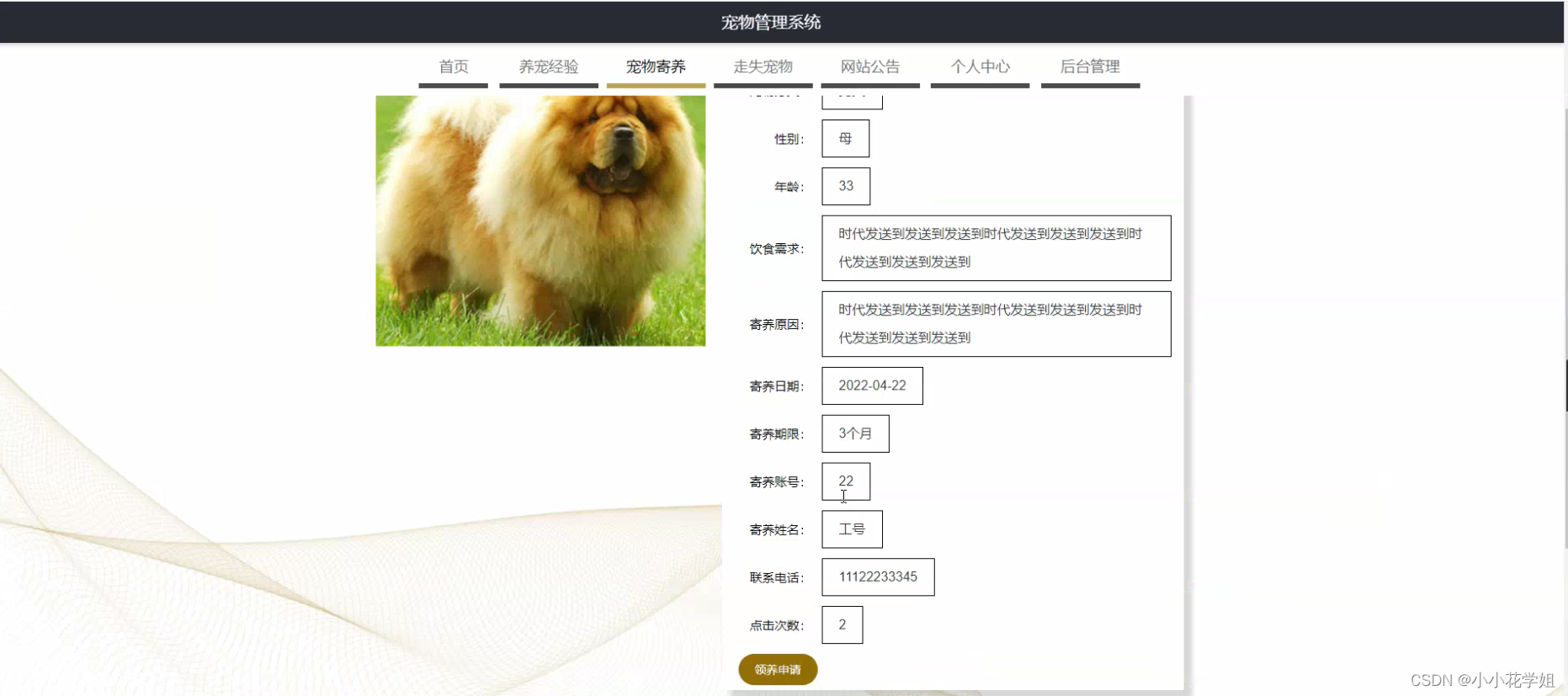 Springboot毕设项目宠物管理系统nt169javavuemybatismavenmysqlsprnig）毕设社区宠物管理 