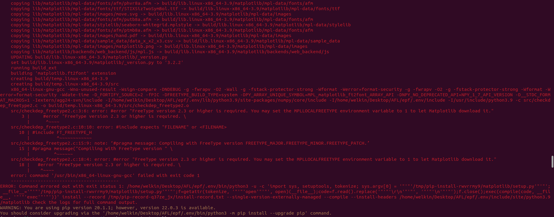 (错误记录)python3.9安装matplotlib3.2.2版本失败解决_matplotlib>=3.2.2-CSDN博客