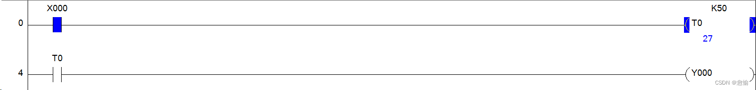 三菱FX3U系列—定时器_三菱100ms与10ms定时器-CSDN博客