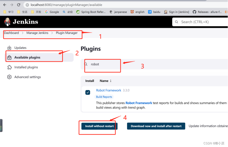 Windows系统下搭建UI自动化RobotFramework+Jenkins+allure_robotframework自定义库+allure-CSDN博客