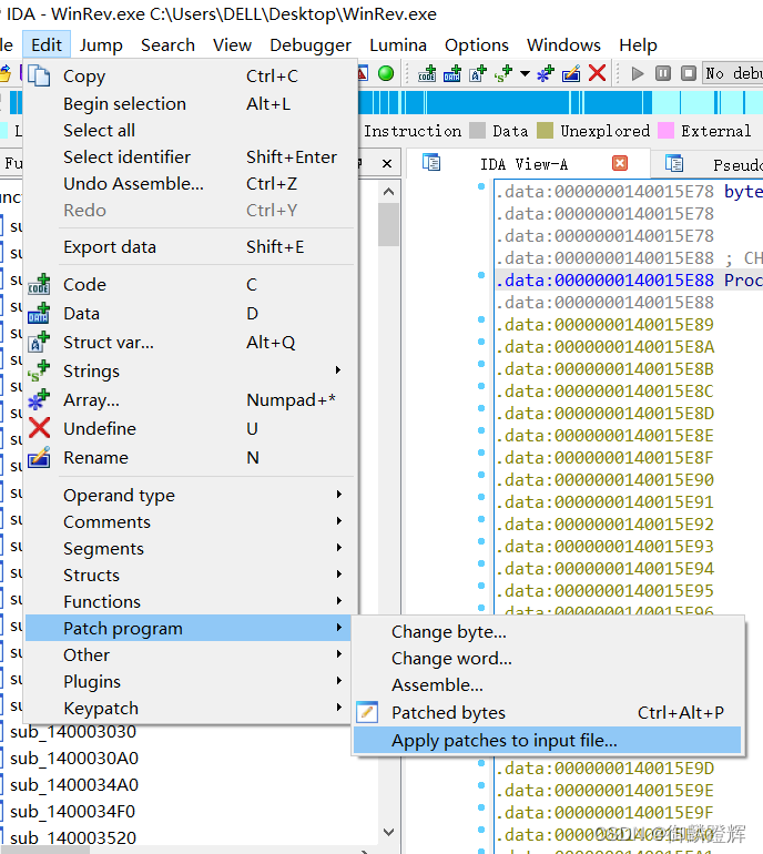 IDA基本使用_ida使用教程-CSDN博客