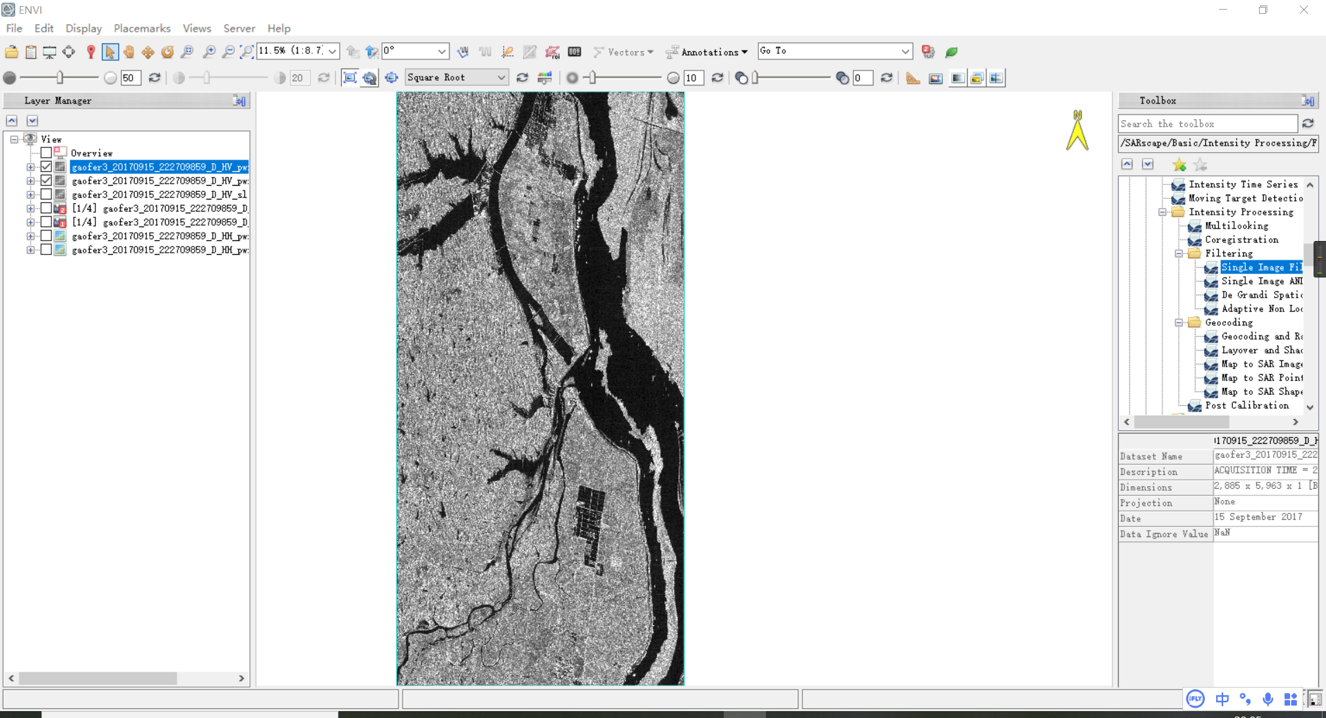 SAR影像（雷达影像）的预处理_sar图像处理-CSDN博客
